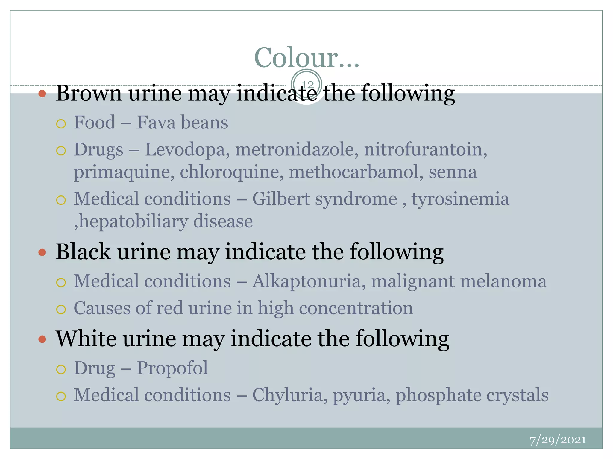 Clinical utility of urinalysis | PPTX