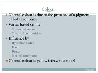 Clinical utility of urinalysis | PPTX