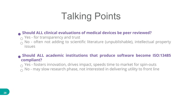 Clinical validation and regulation for AI medical devices | PPT