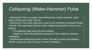 Clinical Value of Examination of Radial and Carotid Pulses at Bedside | PPT