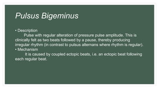 Clinical Value of Examination of Radial and Carotid Pulses at Bedside | PPT