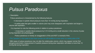 Clinical Value of Examination of Radial and Carotid Pulses at Bedside | PPT