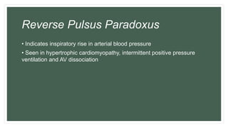 Clinical Value of Examination of Radial and Carotid Pulses at Bedside | PPT