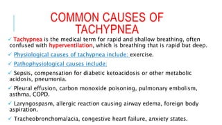 Clinical vignette 3 (Causes of cough, dyspnea and tachypnea) | PPT