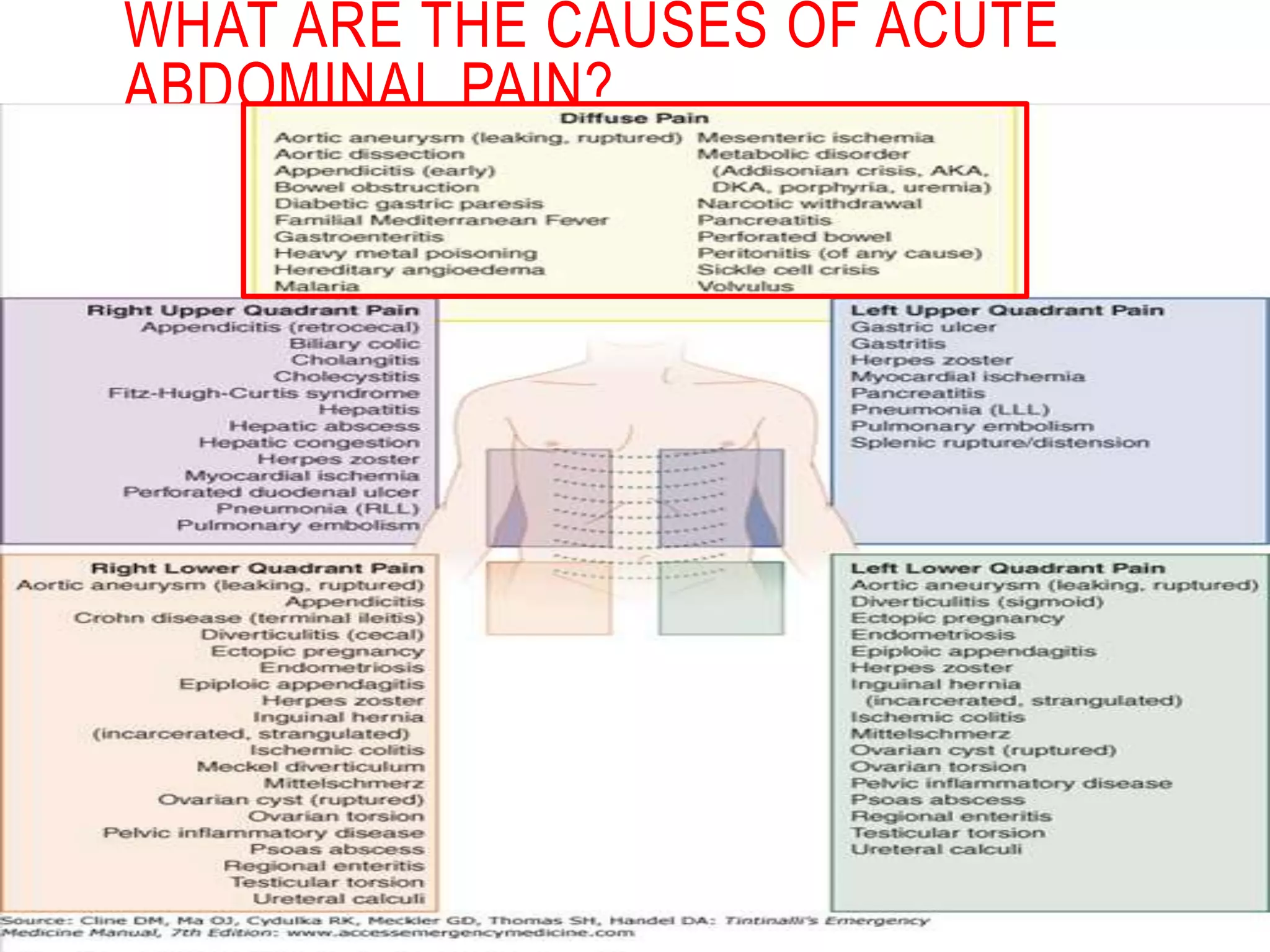 Clinical vignette 5 (Acute Abdominal Pain) | PPTX