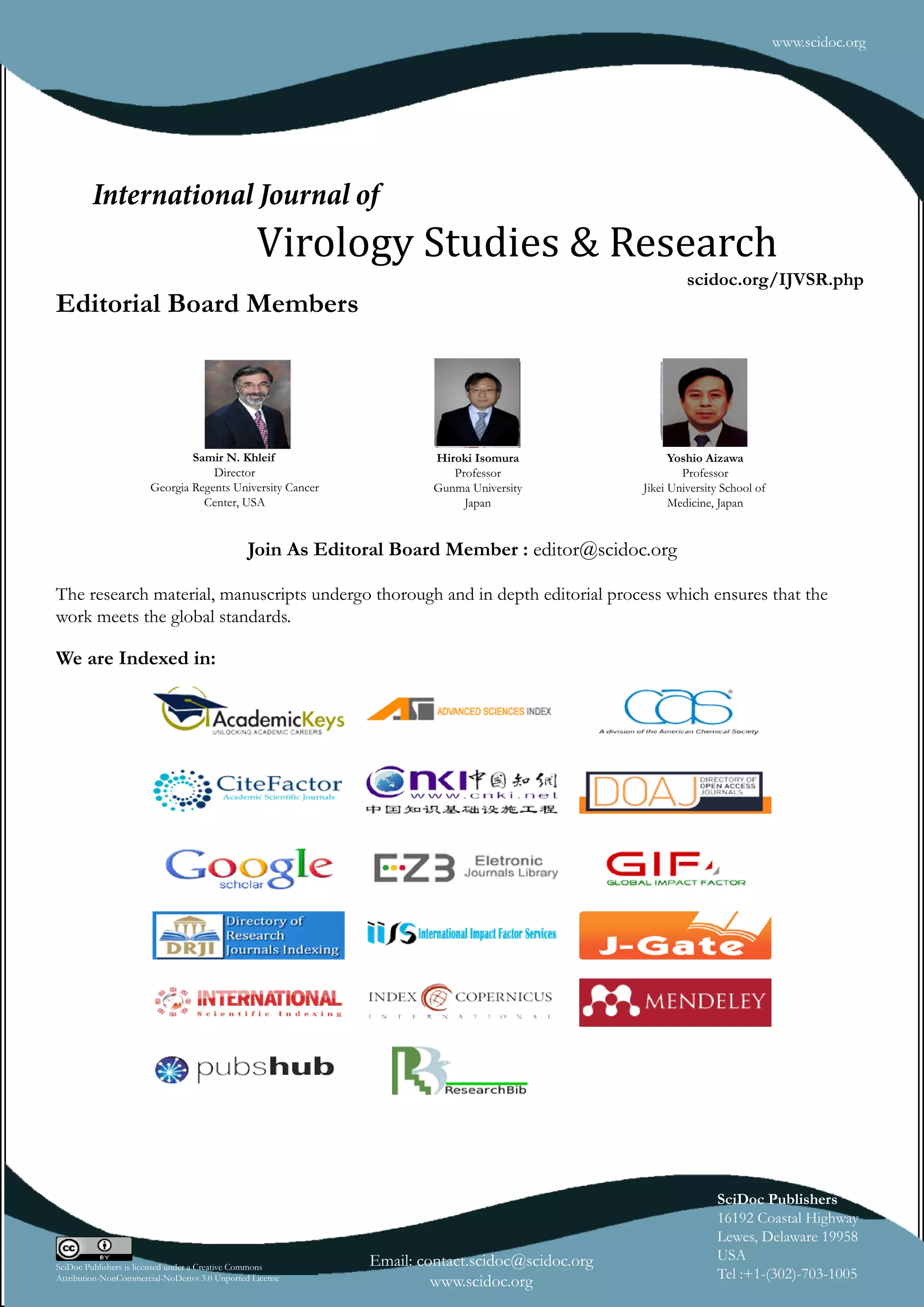 Clinical virology-SciDocPublishers | PDF Clinical virology-SciDocPublishers | PDF