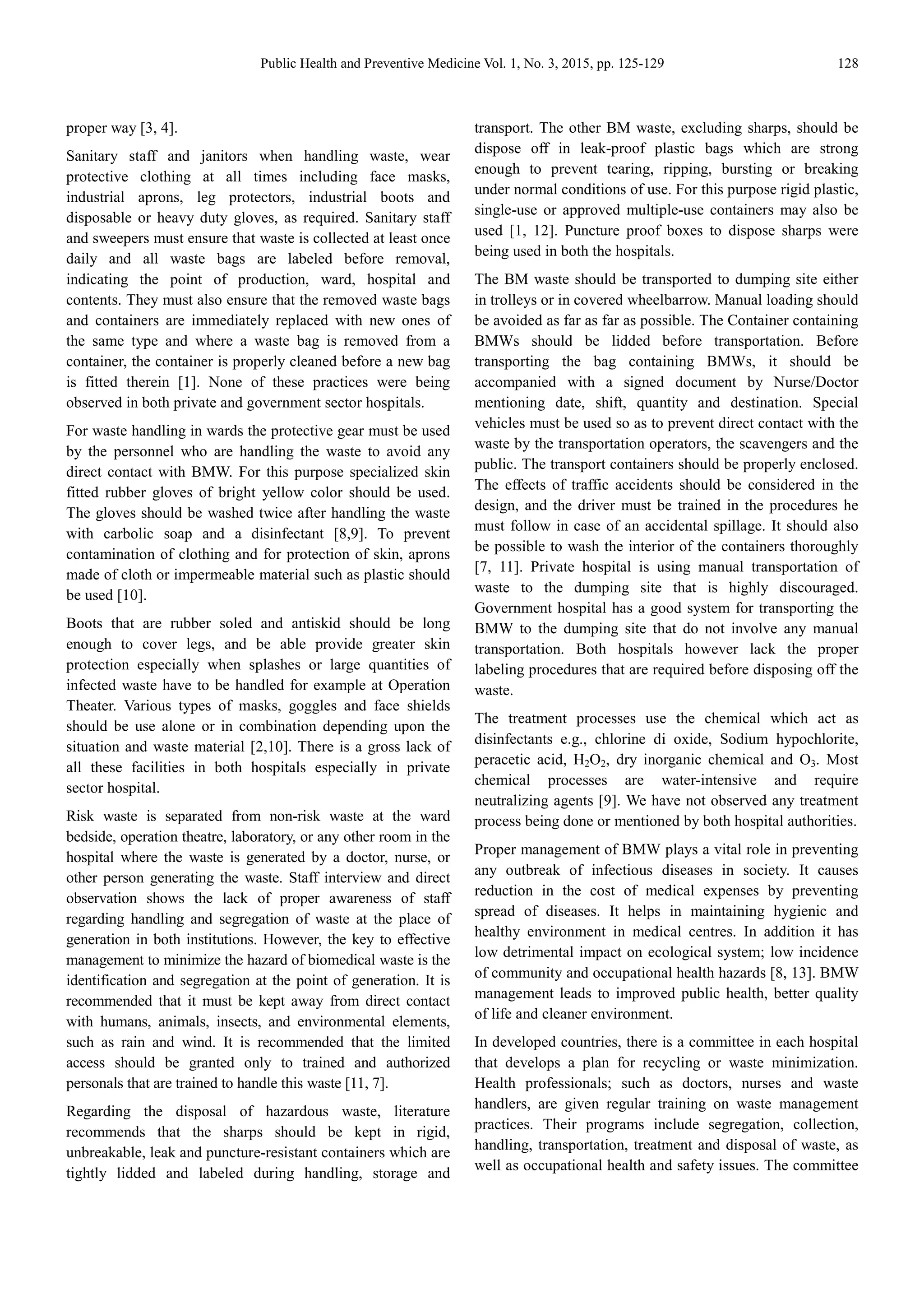 Clinical waste pak | PDF