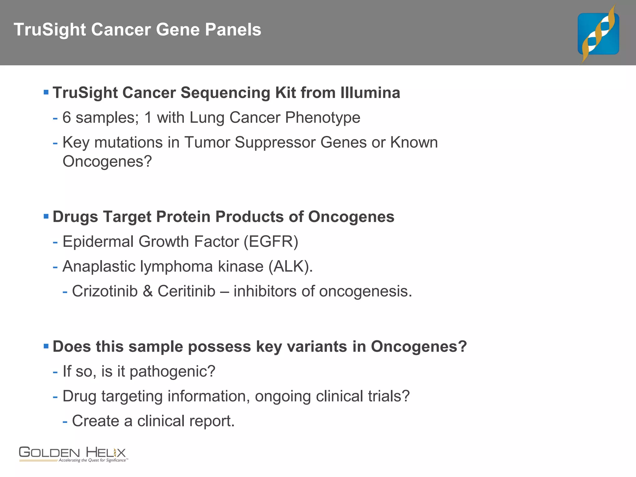 An Exploration of Clinical Workflows in VarSeq | PPT