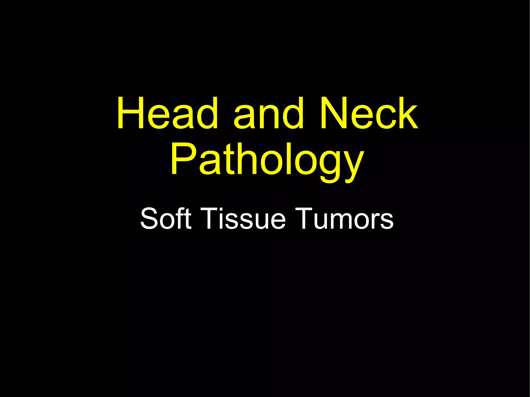 Head and neck pathology | PPT