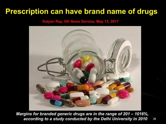 Clinician view point on prescribing Generic Medicine | PPT ...