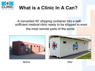 From Shipping Container to Medical Clinic: The First Solar Powered ...