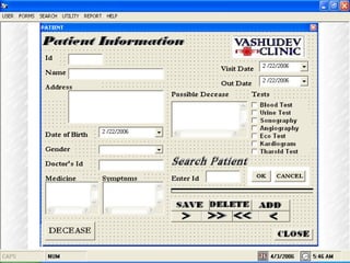 Clinic information management system | PPT
