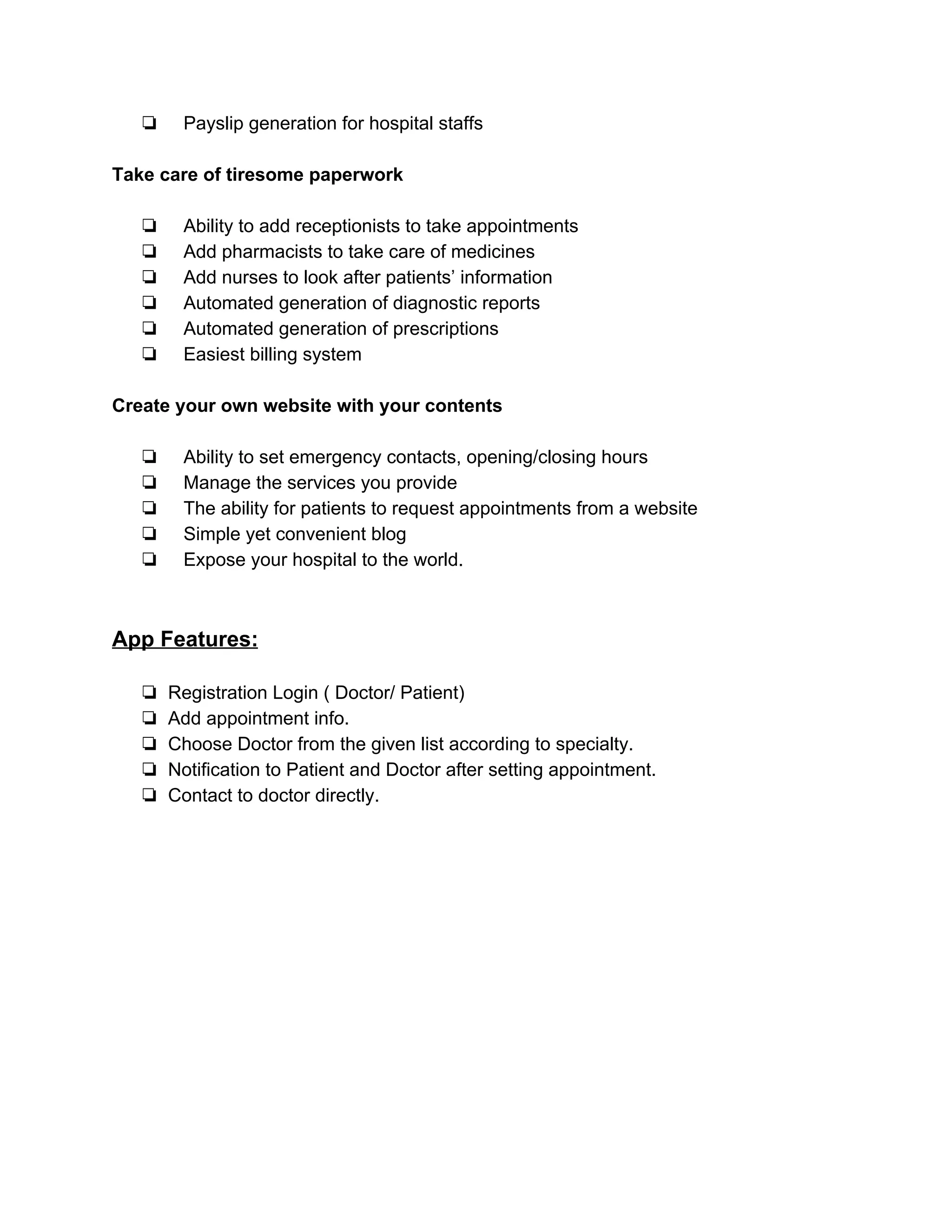 Clinic management system | PDF