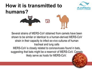Middle East Respiratory Syndrome "MERS-CoV" | PPTX