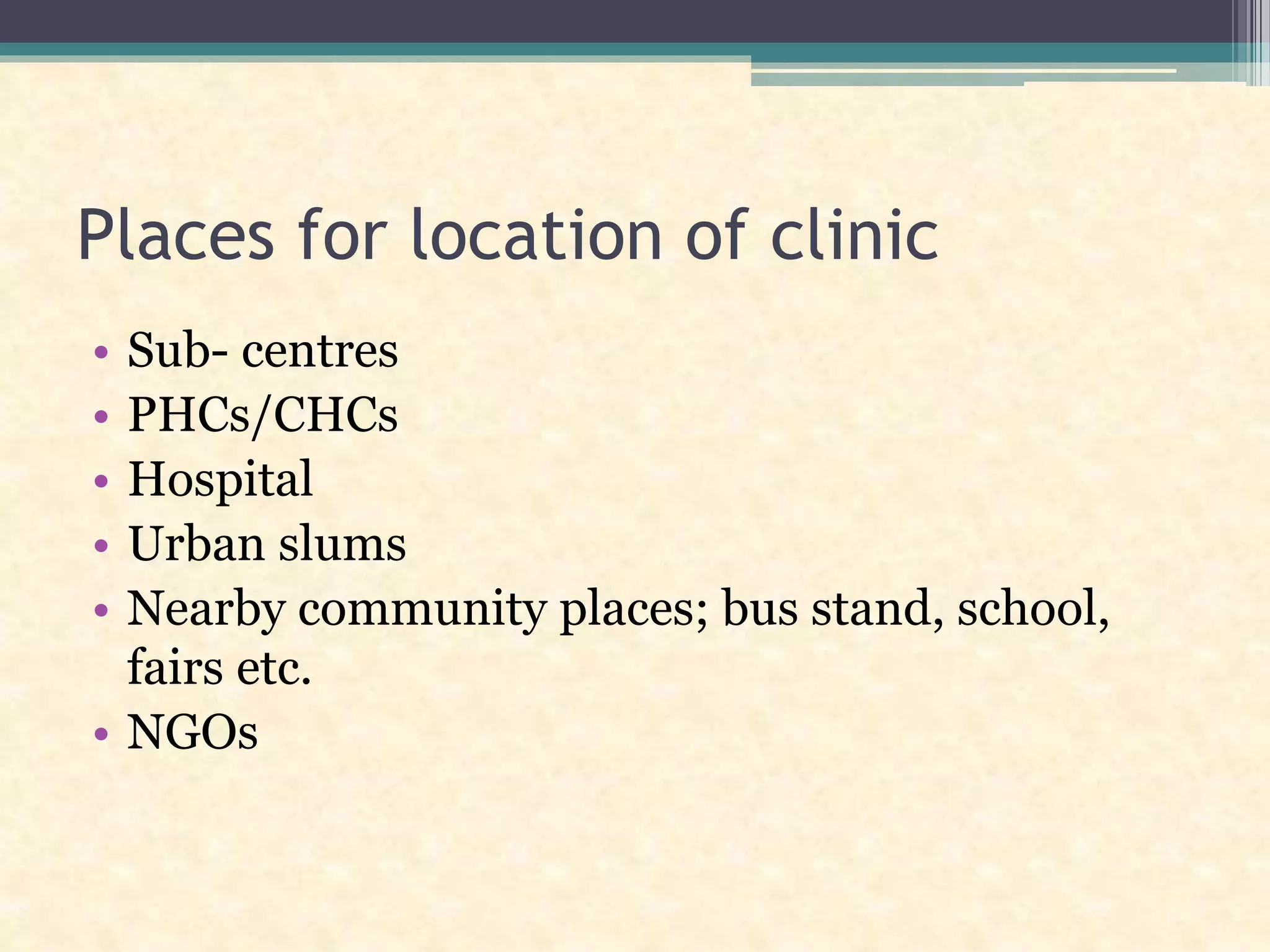 Clinics | PPTX