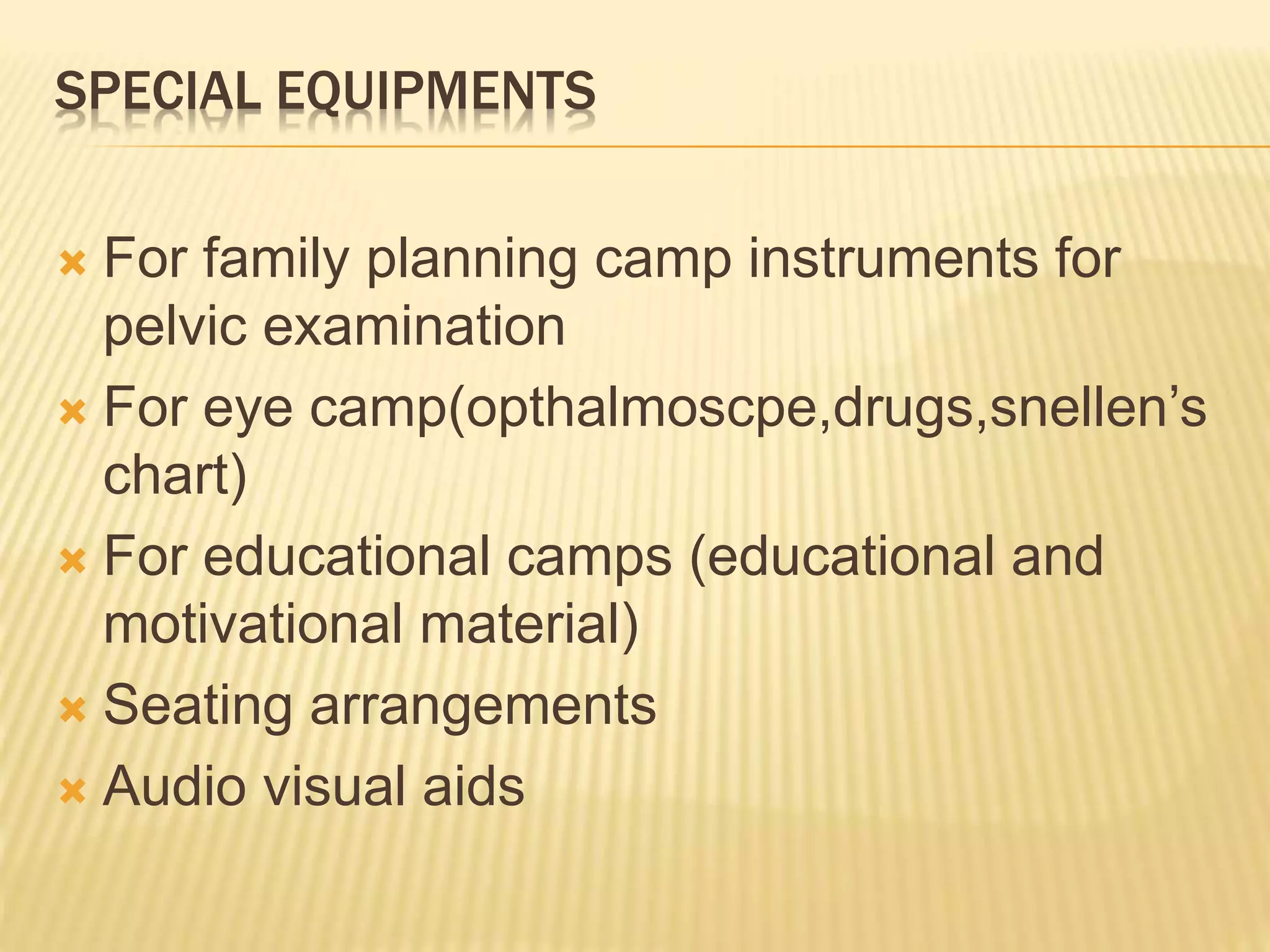 Clinics and camps | PPTX