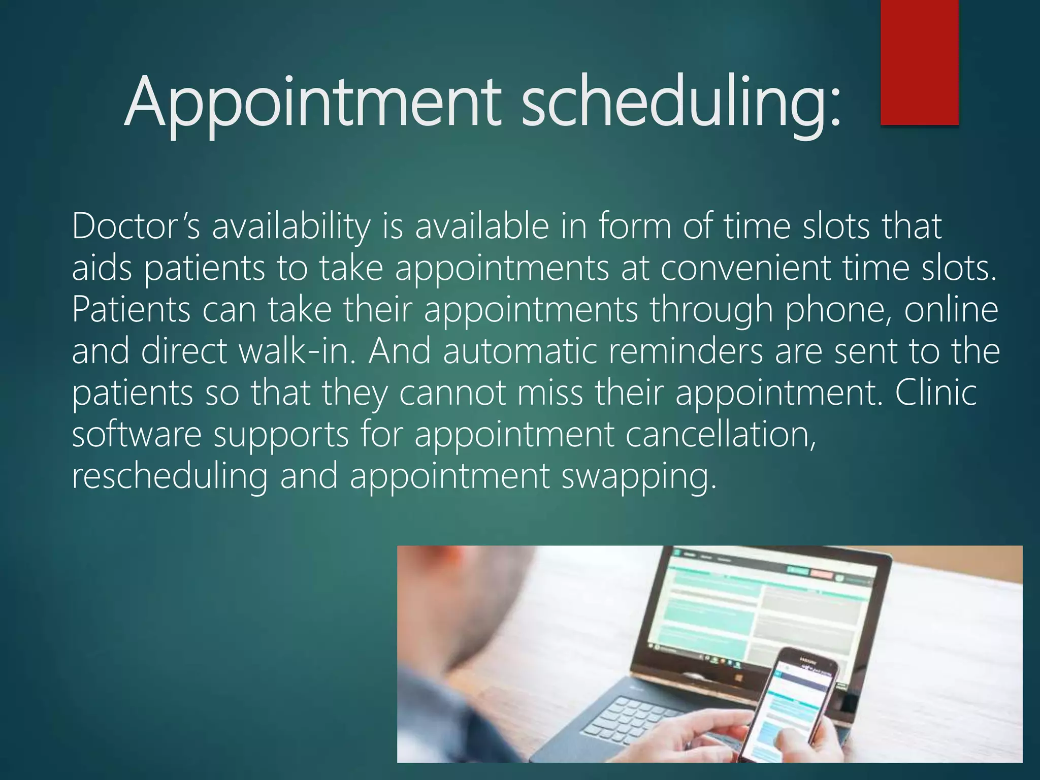 Clinic software | PPTX