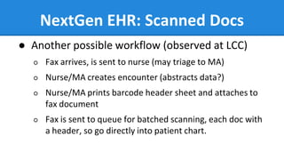 Clinic workflow observations | PPT