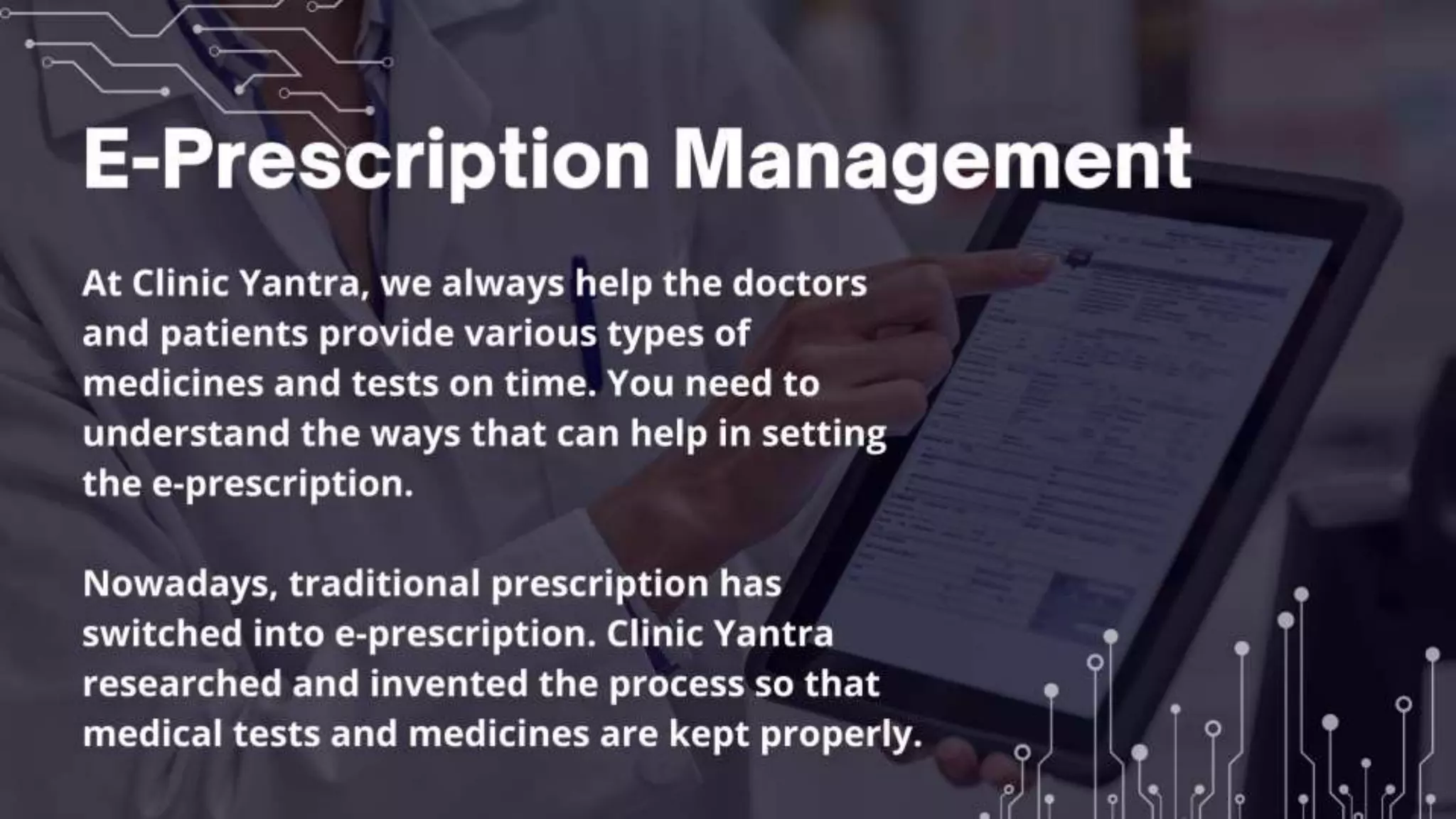 Clinic Yantra Management Information System - CYMIS | PPTX | Healthcare ...