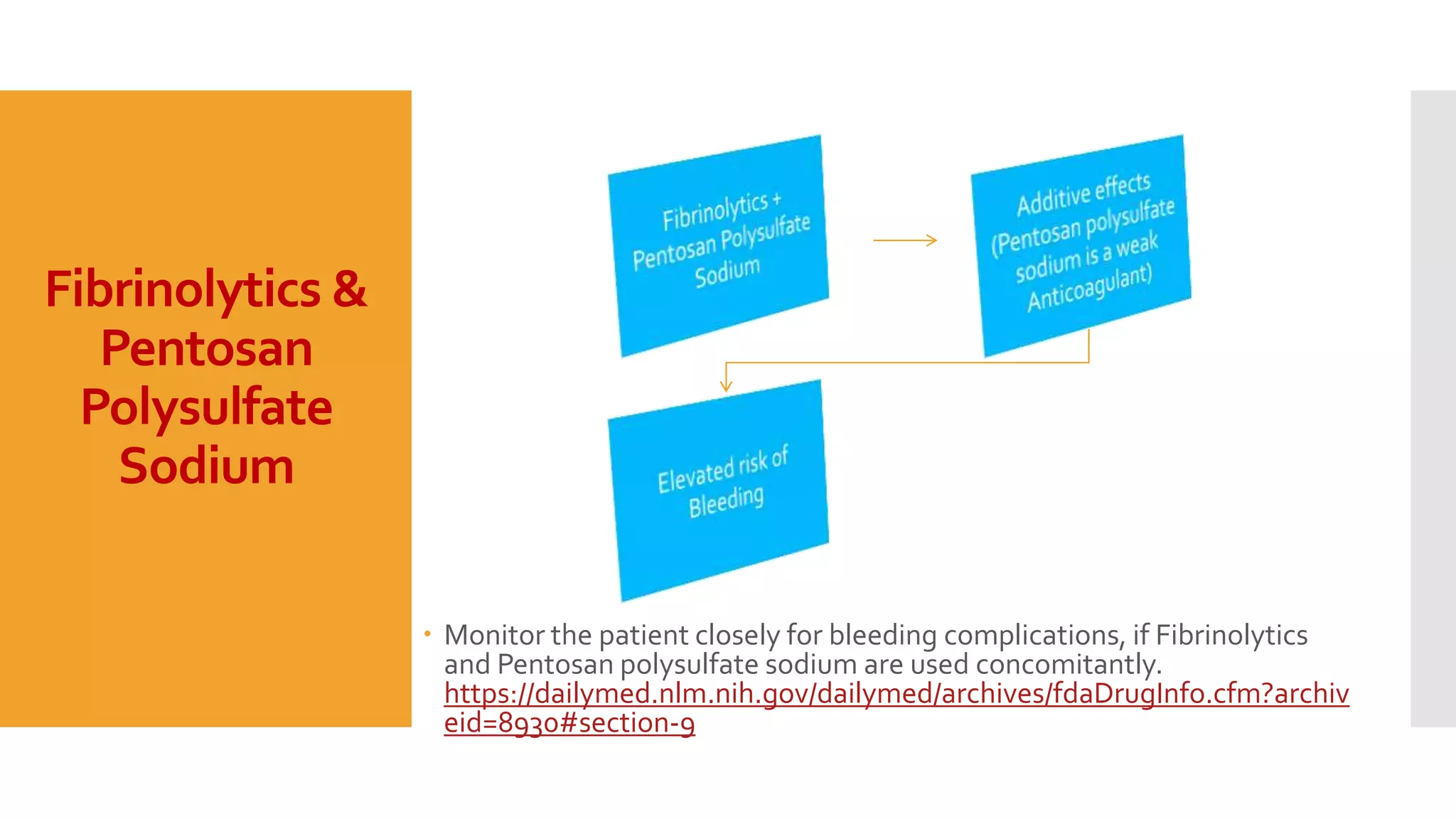 Clinically Important Drug Interactions of Fibrinolytics | PPTX | Herbs ...
