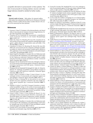 ISAVUCONAZOL Review | PDF