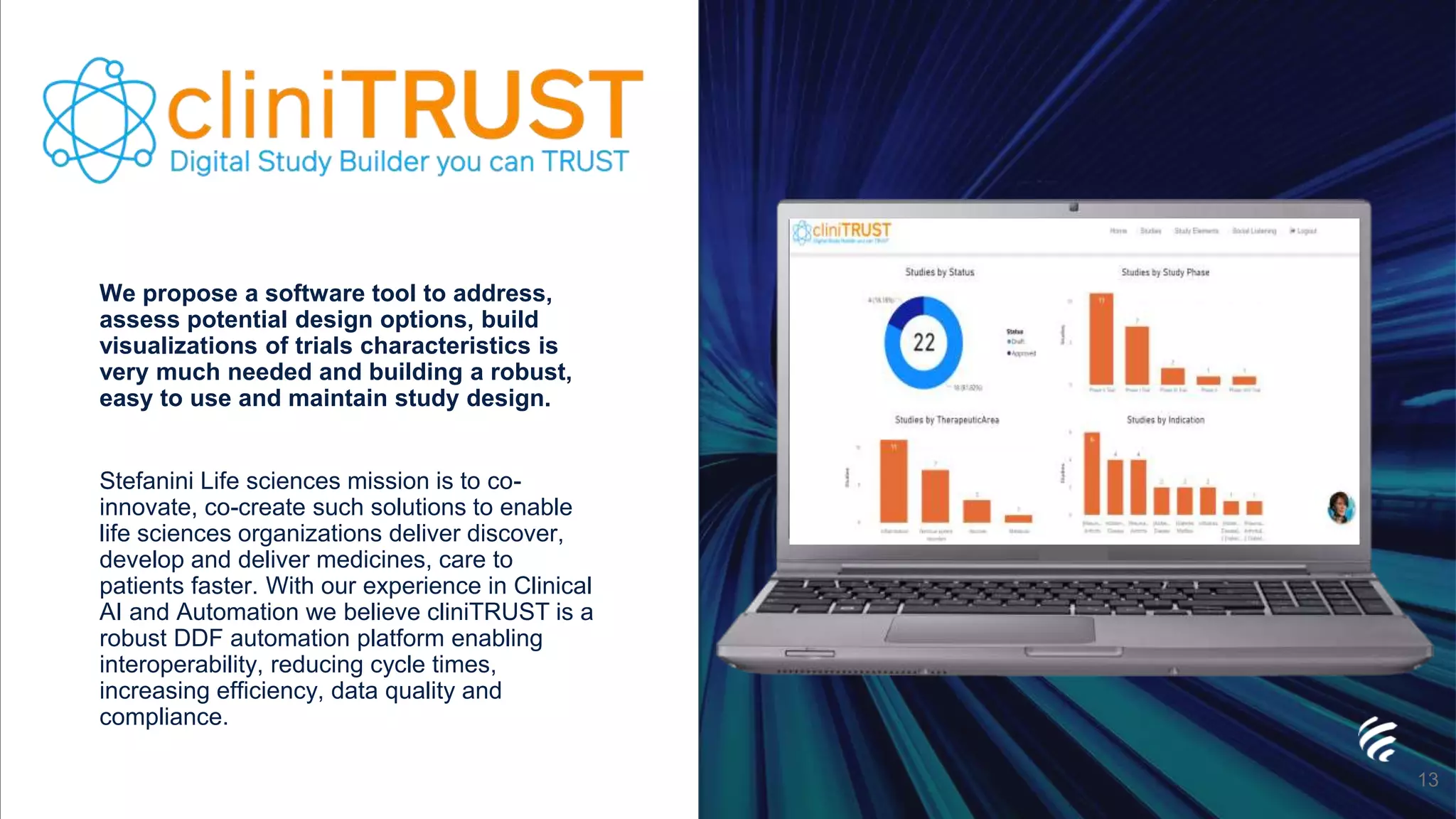 cliniTRUST- Stefanini Digital Data Flow Solution -TransCelerate | PPTX ...