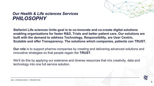 cliniTRUST- Stefanini Digital Data Flow Solution -TransCelerate | PPTX ...