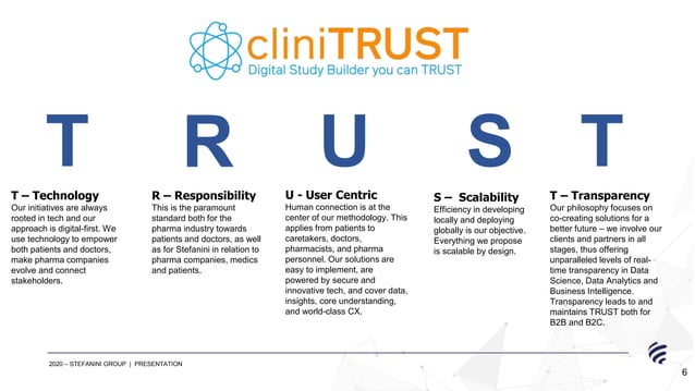 cliniTRUST- Stefanini Digital Data Flow Solution -TransCelerate | PPTX ...