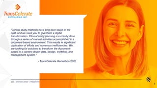 cliniTRUST- Stefanini Digital Data Flow Solution -TransCelerate | PPTX ...