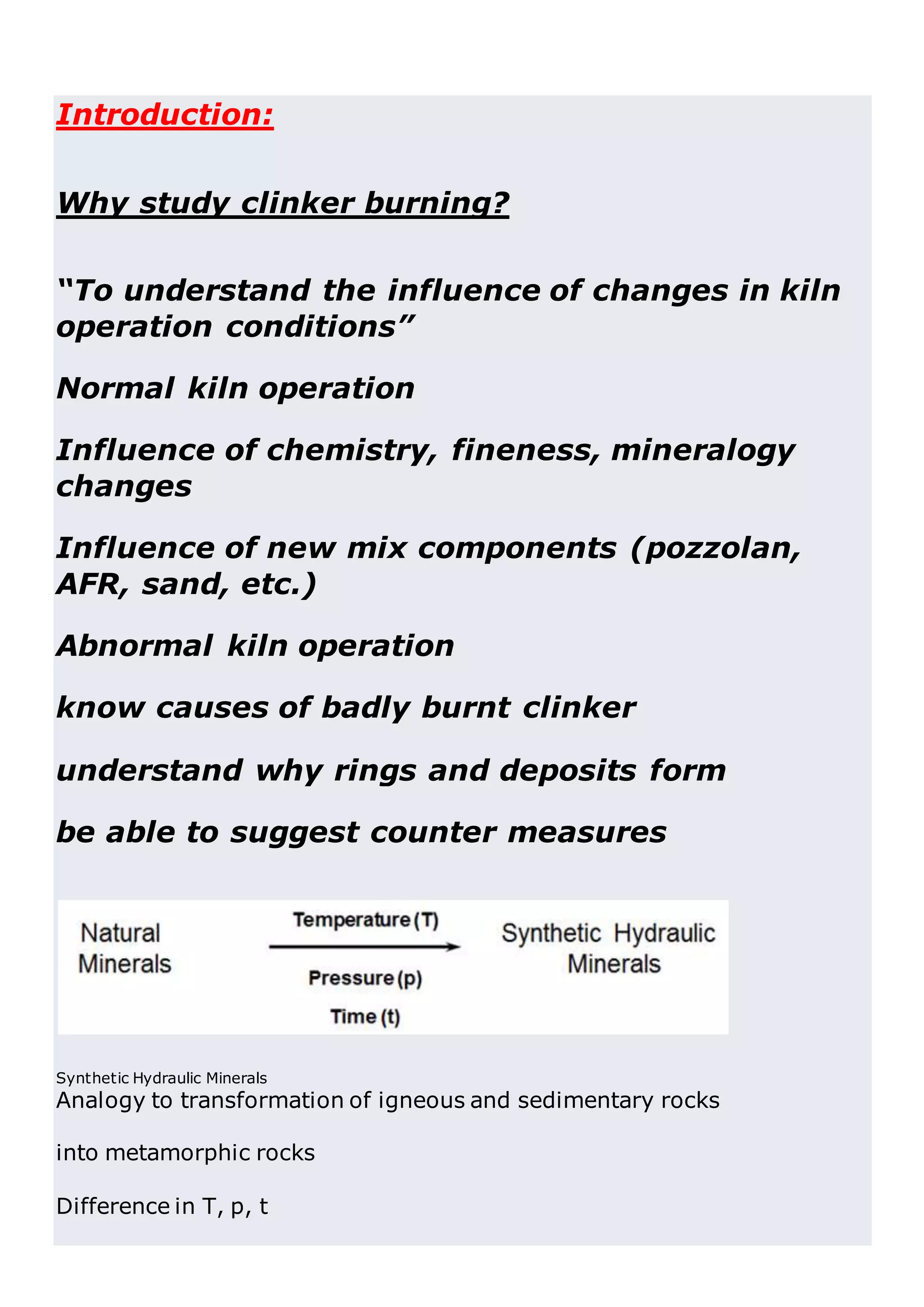 Clinker formation-concepts | DOCX