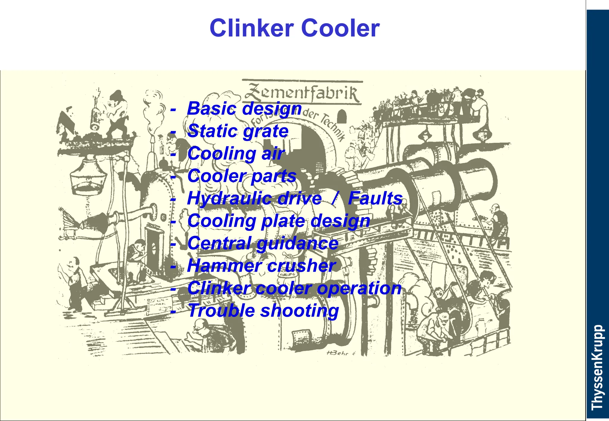 Clinkercooler.ppt for cliner cooler in cement | PPT