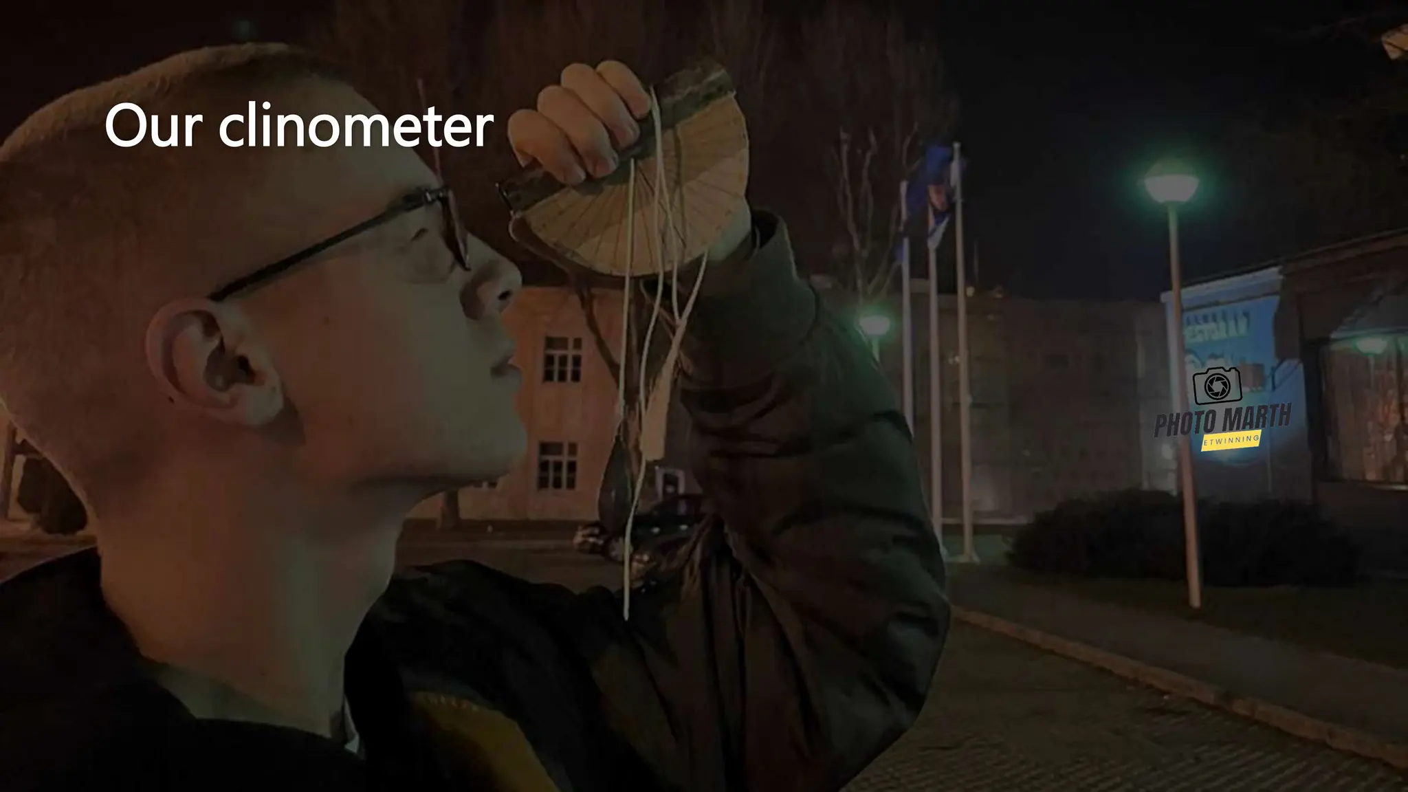 Clinometer - architectural tool - Photo mARTh | PPTX