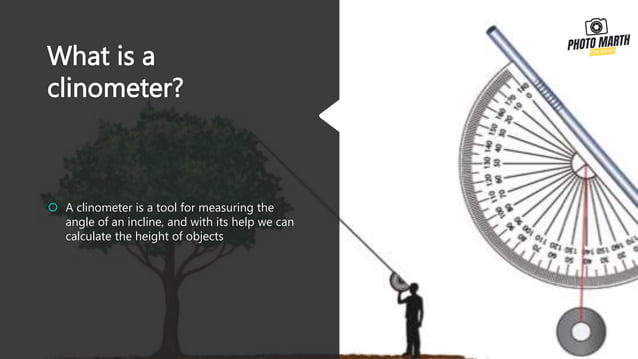 Clinometer - architectural tool - Photo mARTh | PPT