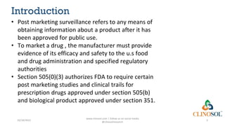 Post-Marketing Surveillance: Monitoring Drug Safety After Approval | PPTX