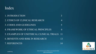 Ethical Concerns Regarding Research on Human Subjects | PPTX