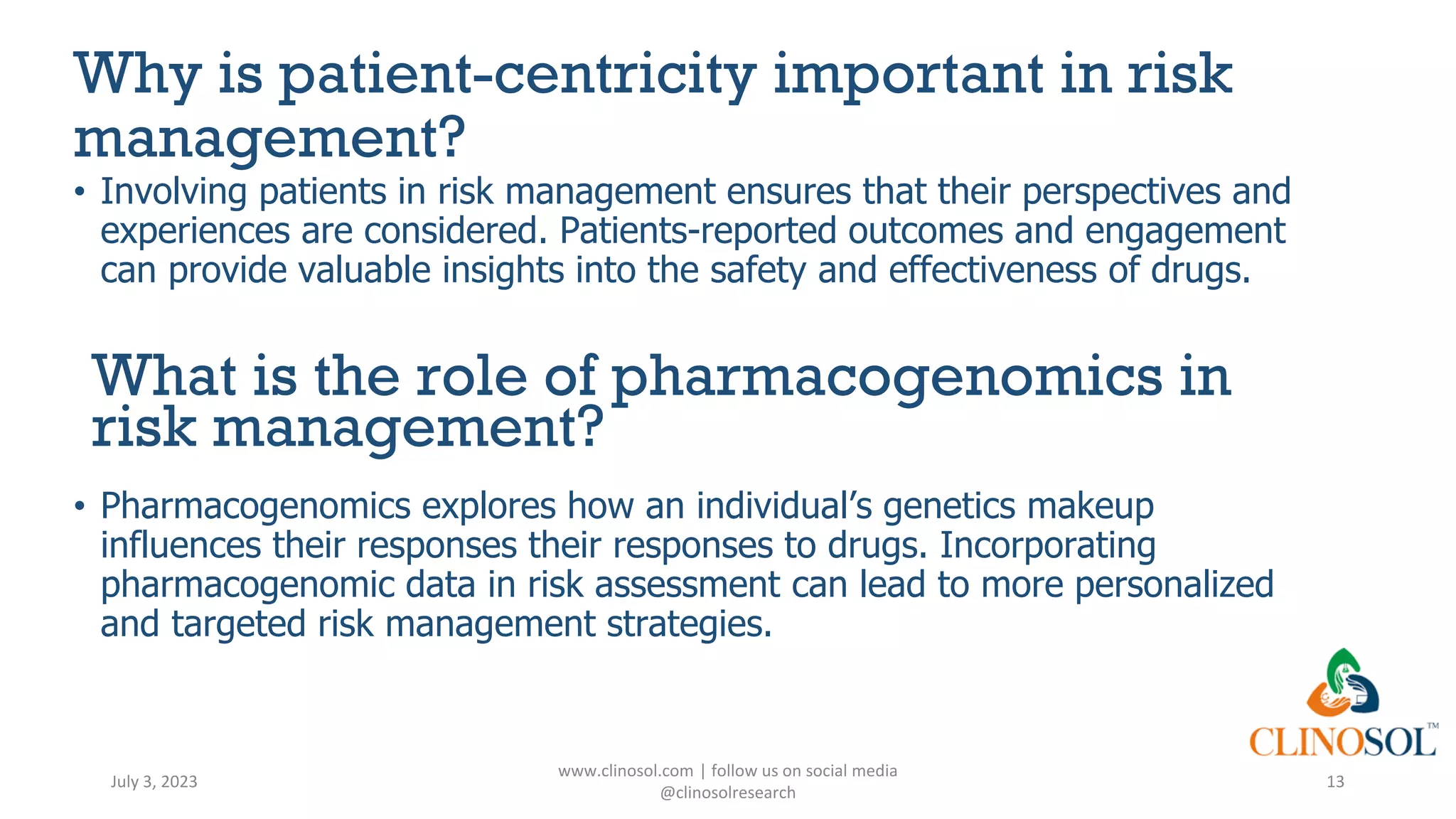 Emerging Trends in Risk Management Plans for Pharmacovigilance | PDF
