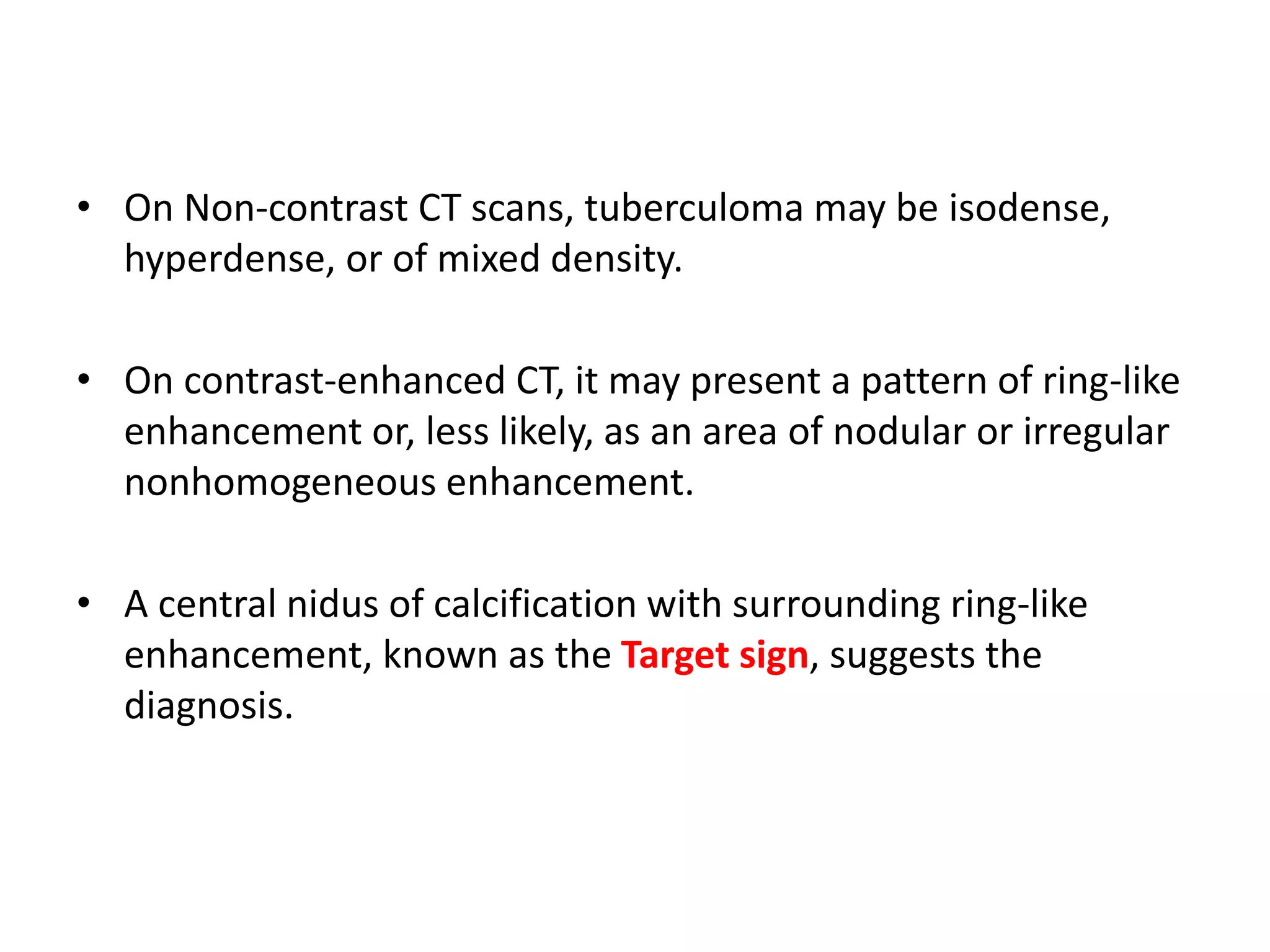 CLINICAL RADIOLOGY CEREBRAL TUBERCULOSIS | PPTX