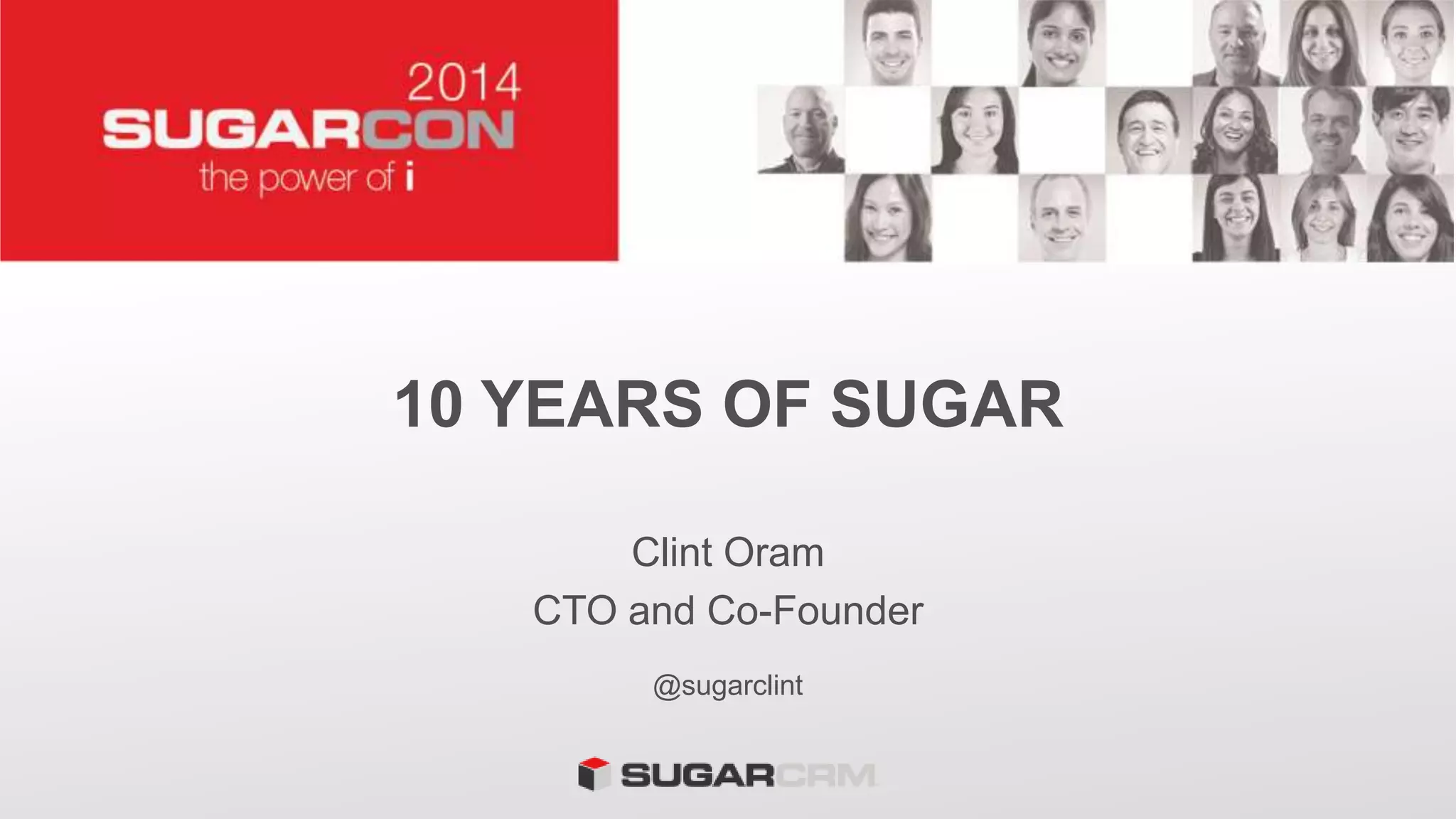 10 Years of Sugar by Clint Oram | PPT