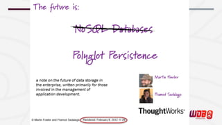 MongoDB World 2019: Polyglot Persistence with MongoDB: What You Need to ...