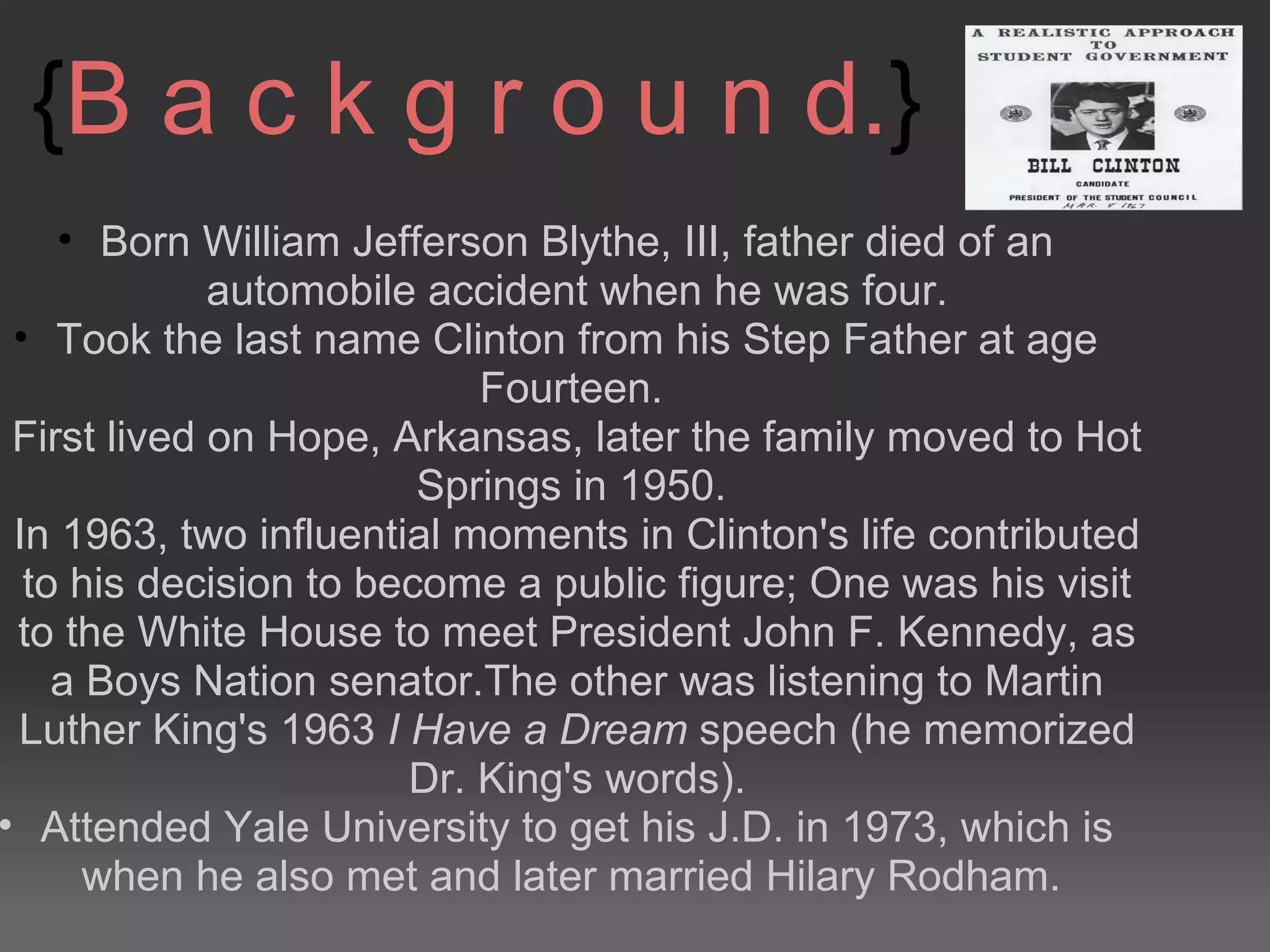 Clinton power point | PPT