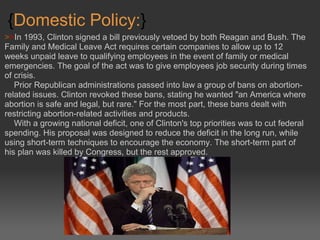 Clinton power point | PPT
