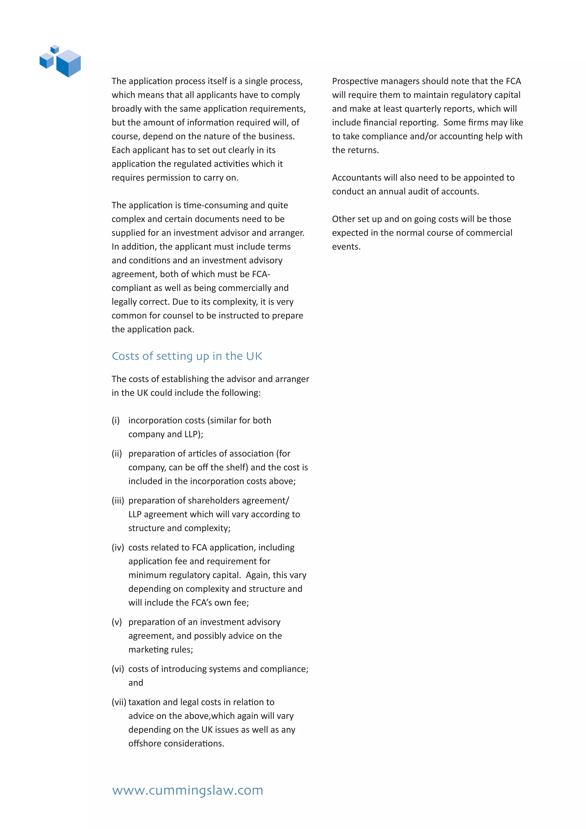 How to set up an investment advisor and arranger | PDF