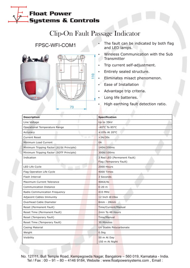Clip on fault passage indicator | PDF