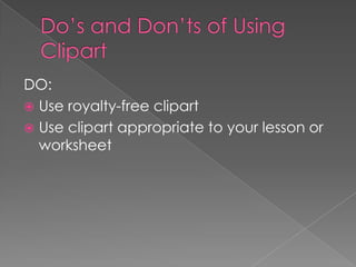 Clip arts | PPTX