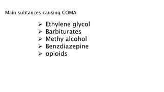 Cli path phy(coma-in-exogenous-intoxication) | PPT