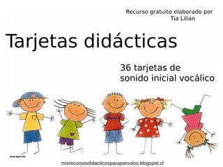 Clip card sonido inicial vocalico | PDF