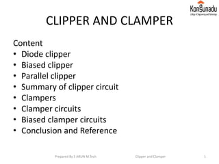 Clipper and clamper | PPTX