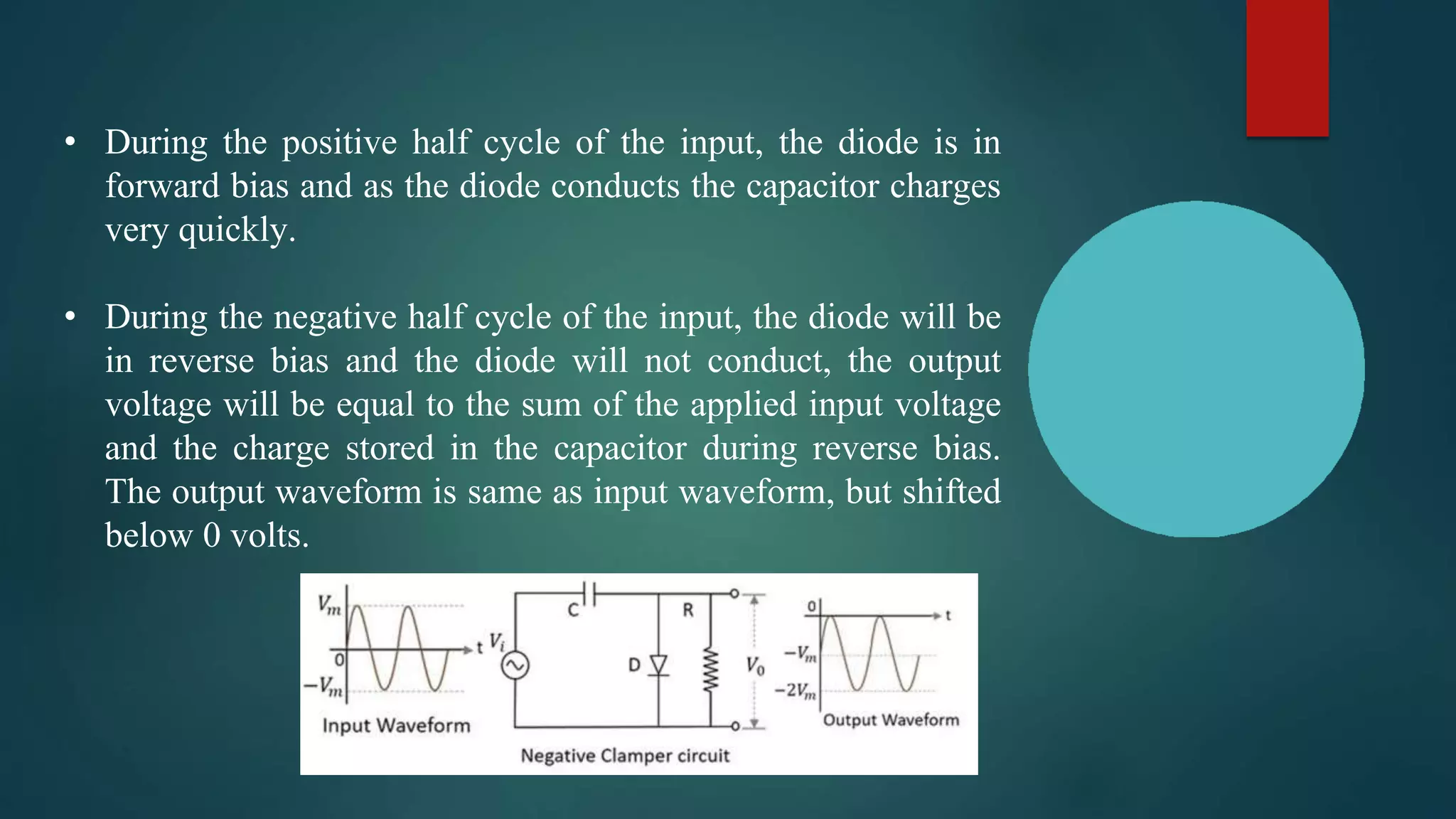 Clipper and clamper circuits | PPTX