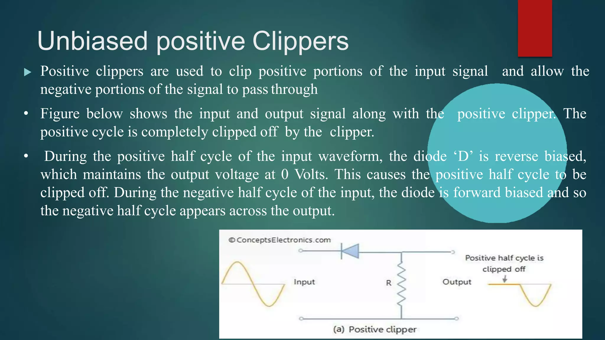 Clipper and clamper circuits | PPTX