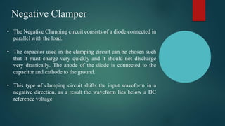 Clipper and clamper circuits | PPTX